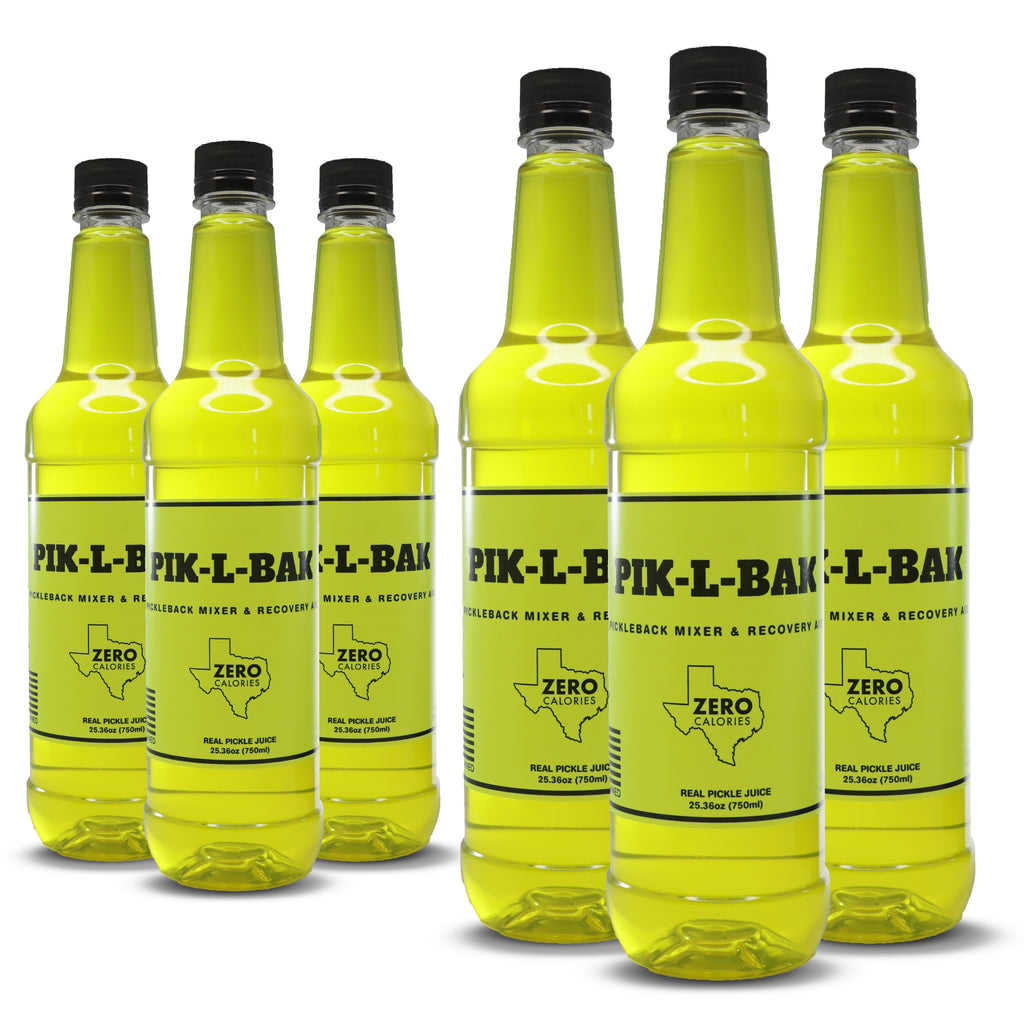 PIK-L-BAK Pickle Juice Mixer Bottle (6 pack) – Pik-L-Bak